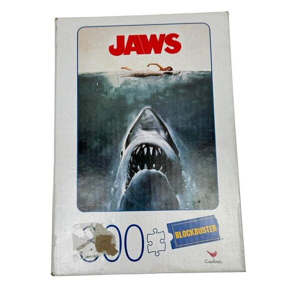 Cardinal Games (Puzzles) | Toys | Cardinal Blockbuster Jaws 30 Piece Jigsaw Puzzle Complete ...